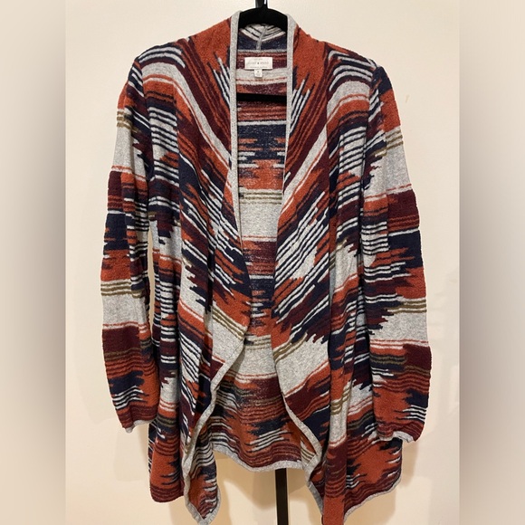 Lucky Brand | Sweaters | Lucky Brand Aztec Southwestern Cardigan Size M ...